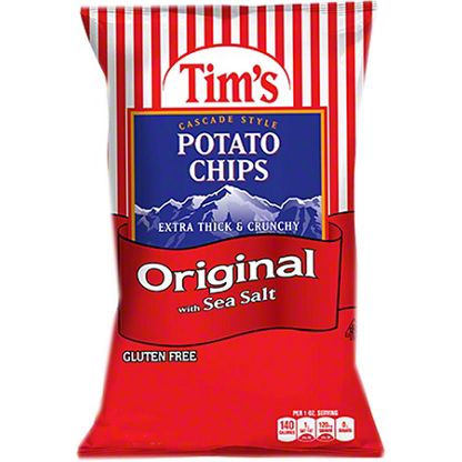 Diet info for Tim's Cascade Original Potato Chips, 2 Oz - Spoonful