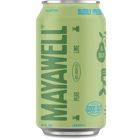 Mayawell Pear Lime with Green Tea Prebiotic Soda, 12 oz | Central ...