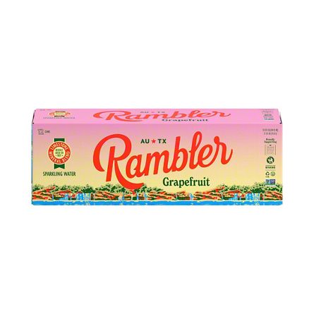 Rambler Grapefruit Sparkling Water 12 oz Cans, 12 pk | Central Market - Really Into Food