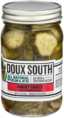 Doux South Angry Cukes Pickles, 16 oz | Central Market - Really Into Food
