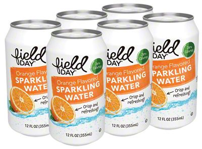Field Day Sparkling Orange, 6 pk Cans, 12 fl oz ea | Central Market ...