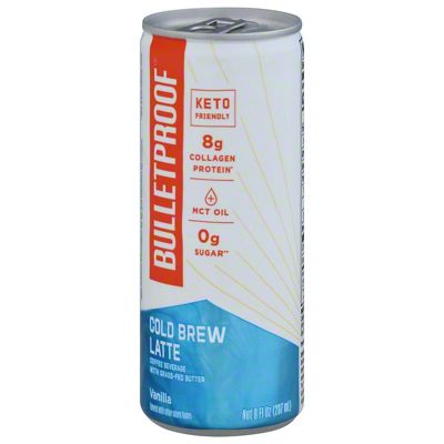 Bulletproof Nutrition Cold Brew Latte Vanilla, 8 oz | Central Market ...