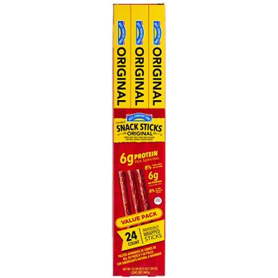 Hill Country Fare 6g Protein Smoked Meat Snack Sticks Value Pack ...