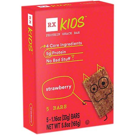 RxBar Kids Strawberry Protein Snack Bars, 5 ct | Central Market ...