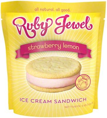 Ruby Jewel Strawberry Lemon Ice Cream Sandwich, 5.25 oz | Central ...