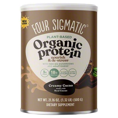 Four Sigmatic Plant-Based 18g Protein Powder - Creamy Cacao, 21.16 oz ...