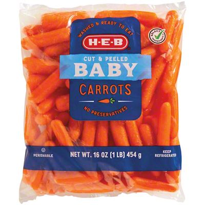 H-E-B Fresh Baby Carrots, 1 lb | Joe V's Smart Shop | Low Prices ...