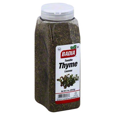 Badia Whole Thyme Leaves, 8 oz | Joe V's Smart Shop | Low Prices & Quality Groceries