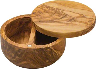 RSVP International Olive Wood Double Salt Box, ea | Central Market ...