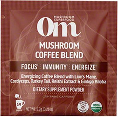 Om Mushroom Coffee Blend Packet, 5.9 oz | Central Market - Really Into Food