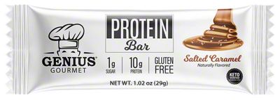 Genius Gourmet Salted Caramel Protein Bar, 1.09 oz | Central Market ...
