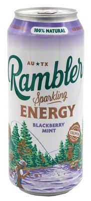 Rambler Sparkling Blackberry Mint Energy Drink, 16 oz | Central Market ...