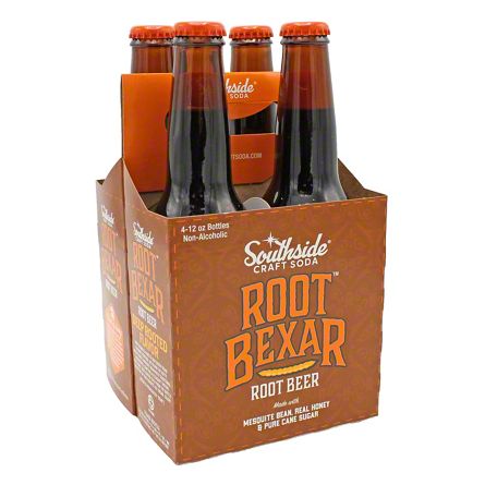 Southside Soda Craft Root Bexar Root Beer 12 oz Bottles, 4 pk | Central ...