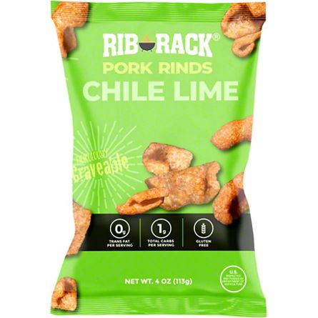 Rib Rack Chile Lime Pork Rinds, 4 oz | Central Market - Really Into Food