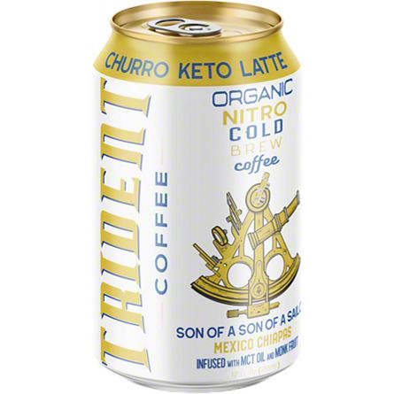 Trident Coffee Organic Churro Keto Latte Nitro Cold Brew, 12 fl oz ...