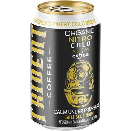 Trident Coffee Organic Calm Under Pressure Nitro Cold Brew, 12 fl oz ...
