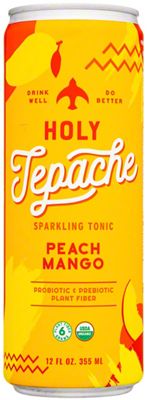 Holy Tepache Mango Peach Sparkling Tonic, 12 oz | Central Market ...