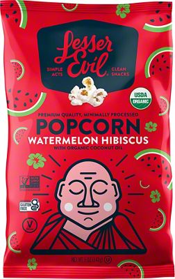 Lesser Evil Watermelon Hibiscus Organic Popcorn, 5 oz | Central Market ...