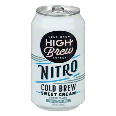 High Brew Coffee Sweet Cream Nitro Cold Brew, 10 oz | Central Market ...