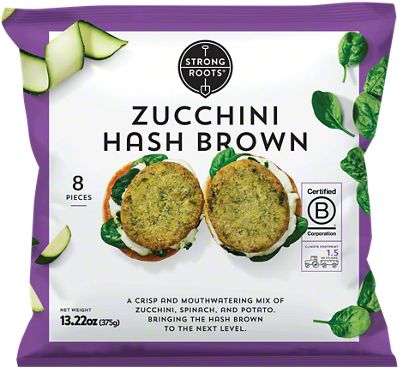 Strong Roots Zucchini Hash Browns, 8 ct | Central Market - Really Into Food