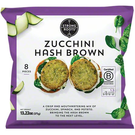 Strong Roots Zucchini Hash Browns, 8 ct | Central Market - Really Into Food