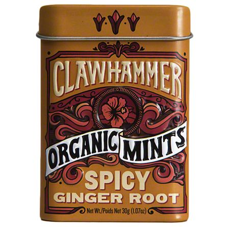 Clawhammer Organic Spicy Ginger Mints, 1.07 oz | Central Market ...
