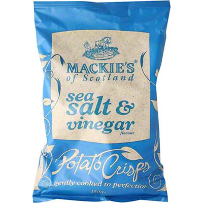 Mackie's Of Scotland Sea Salt & Vinegar Potato Crisps, 150 g | Central ...