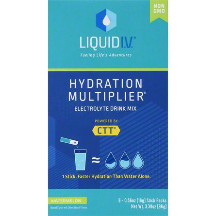 Liquid Iv Watermelon Hydration Multiplier Electrolyte Drink Mix, 6 ct ...