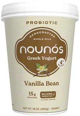 Nounos Vanilla Bean Greek Yogurt 16 oz Central Market Really Into Food