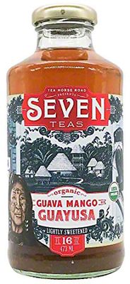 Seven Teas Organic Guava Mango Guayusa Tea, 16 fl oz | Central Market ...