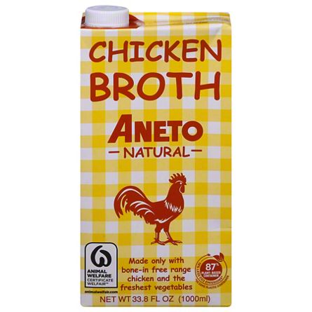 Aneto Chicken Broth, 33.8 fl oz | Central Market - Really Into Food