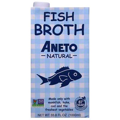Aneto Fish Broth, 33.83 fl oz | Central Market - Really Into Food