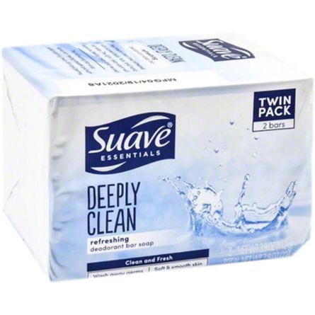 Suave Deeply Clean Bar Soap, 2/3.9 oz | Joe V's Smart Shop | Low Prices ...