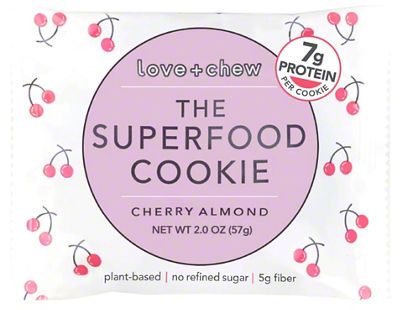 Love + Chew Cherry Almond Superfood Cookie, 2 oz | Central Market ...