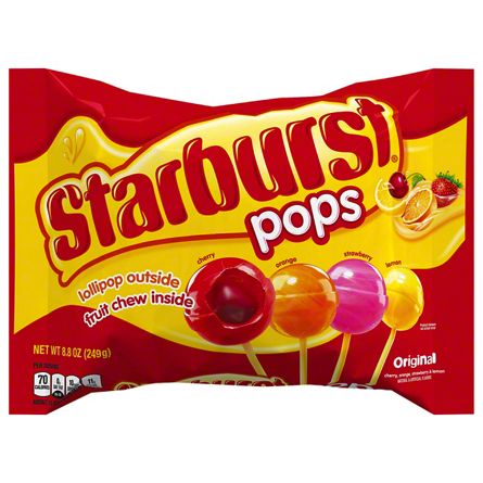 Starburst Original Flavor Pops, 8.8 oz | Joe V's Smart Shop | Low ...