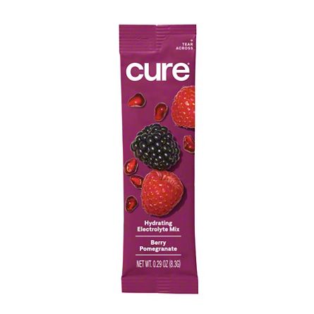 Cure Hydration Berry Pomegranate Hydrating Electrolyte Drink Mix, 0.29 ...