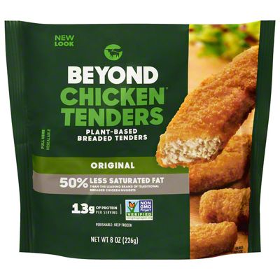 Beyond Meat Beyond Chicken Frozen Plant-Based Breaded Tenders, 8 oz ...