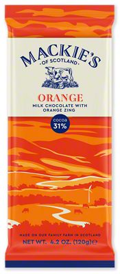 Mackie's of Scotland Orange Milk Chocolate Bar, 4.2 oz | Central Market ...