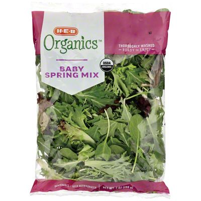 H-E-B Organics Baby Spring Mix, 7 oz | Joe V's Smart Shop | Low Prices ...