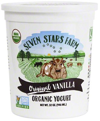 Seven Stars Farm Organic Original Vanilla Yogurt , 32 oz | Central ...