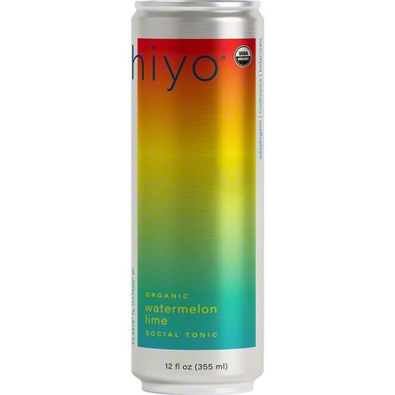 Hiyo Organic Non-Alcoholic Social Tonic - Watermelon Lime, 12 oz ...