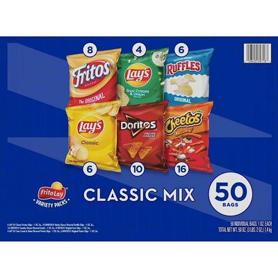 Frito Lay Classic Mix, 50 ct | Joe V's Smart Shop | Low Prices ...