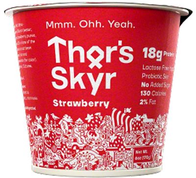 Thor's Skyr Strawberry Yogurt, 6 oz | Central Market - Really Into Food