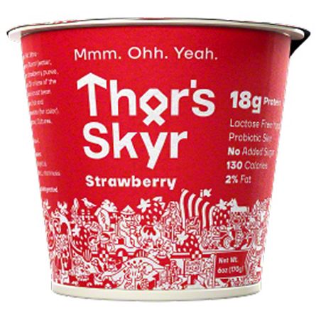 Thor's Skyr Strawberry Yogurt, 6 oz | Central Market - Really Into Food
