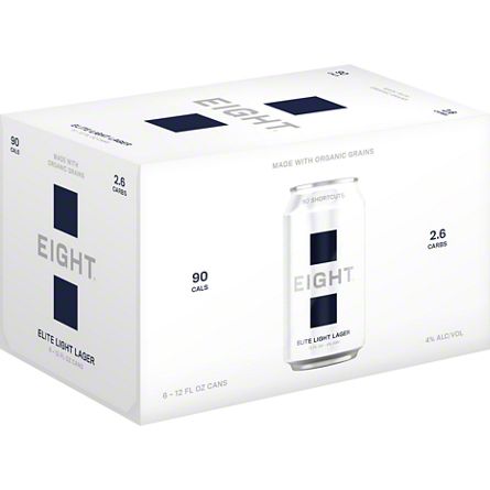 Eight Elite Light Lager, 12 oz Cans, 6 pk | Central Market - Really ...