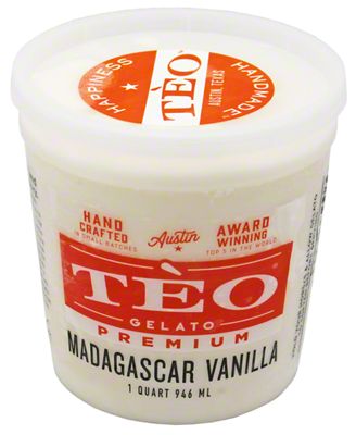 Tèo Madagascar Vanilla Gelato, 1 qt | Central Market - Really Into Food
