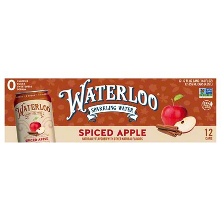 Waterloo Spiced Apple Sparkling Water 12 oz Cans, 12 pk | Central ...