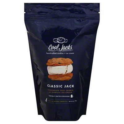 Cool Jack's Classic Jack Ice Cream Sandwich, 4 ct | Central Market ...