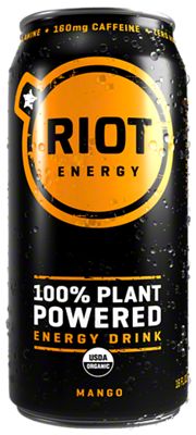 Riot Energy Mango Energy Drink, 16 oz | Central Market - Really Into Food