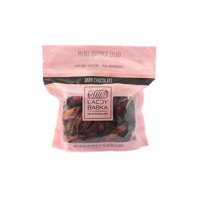 Lady Babka Dark Chocolate Mini Babka Duo, 6.2 oz | Central Market ...